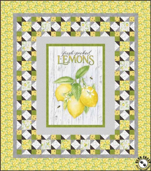 Fresh Picked Lemons Free Quilt Pattern